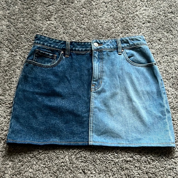 PacSun | Skirts | Pacsun Split Denim Mini Skirt | Poshmark